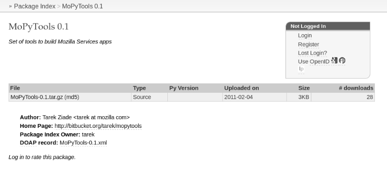 The Architecture of Open Source Applications (Volume 1): Python Packaging